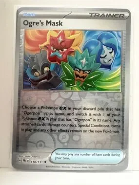 Pokemon | Toys | 225 Pokemon Pre Enprismatic Evolutions 18 Ogres Mask ...